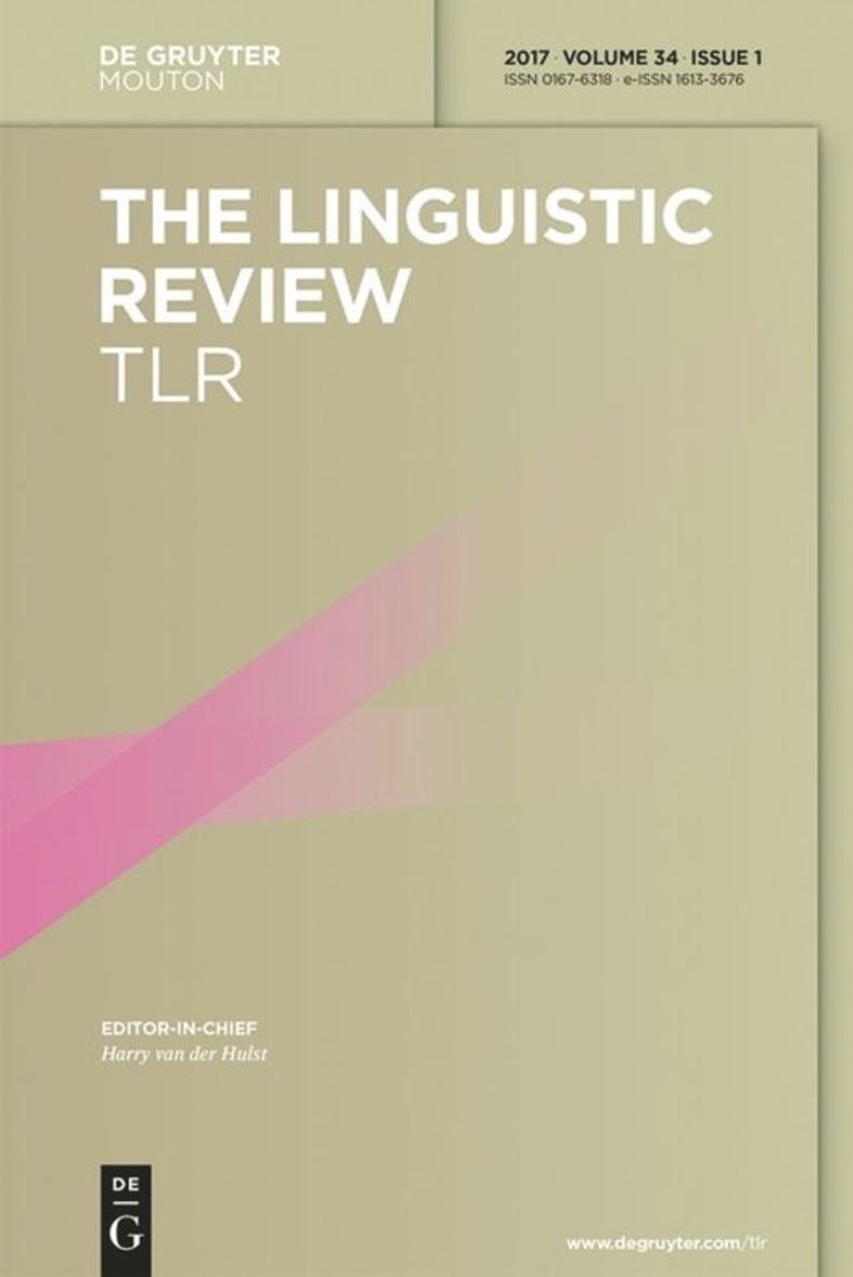 Publication of the Special Issue "Workspace, MERGE and Labelling" of The Linguistic Review ...