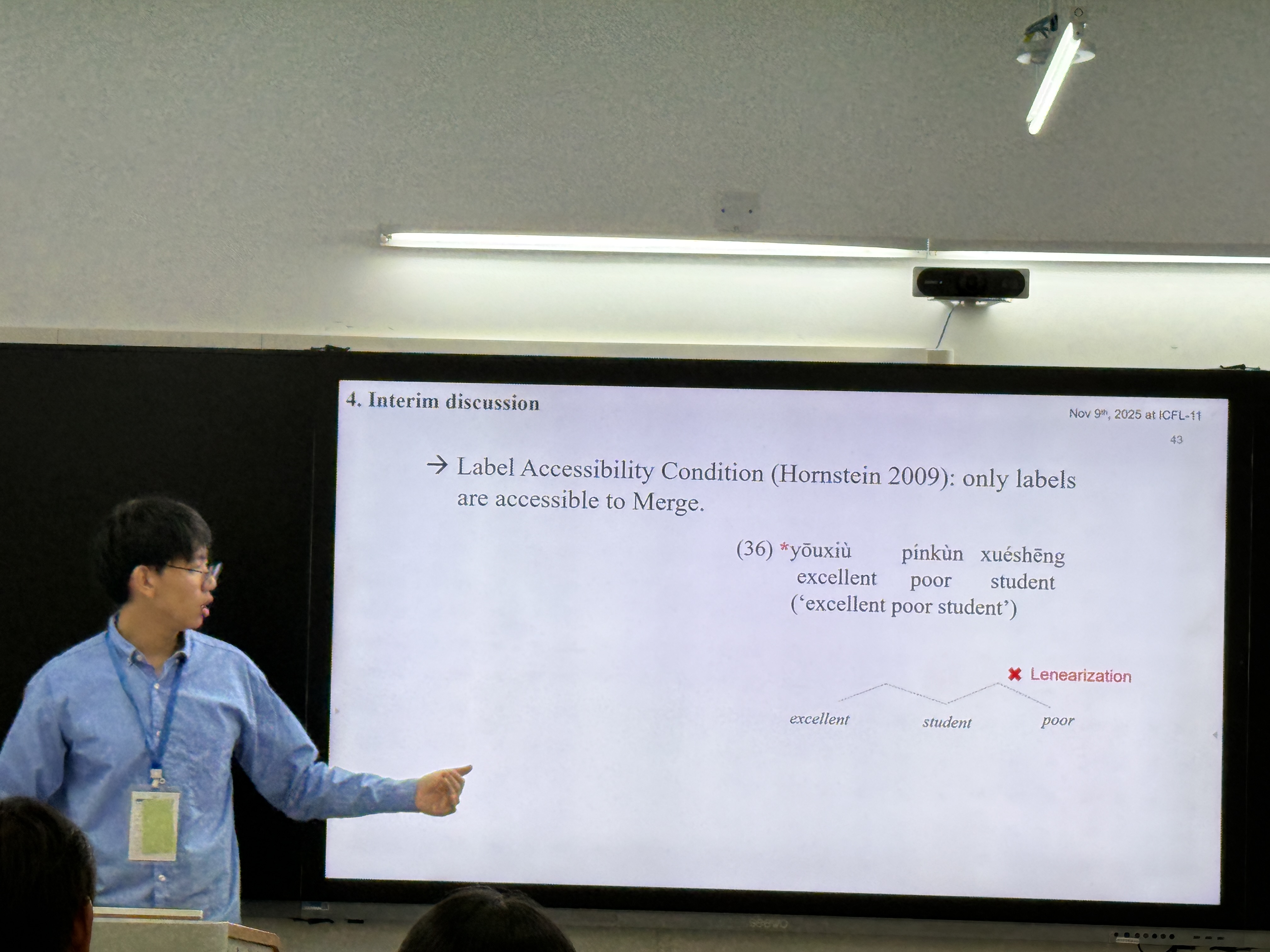 Xiangyu Li at ICFL-2025 | Pan's Syntax Lab